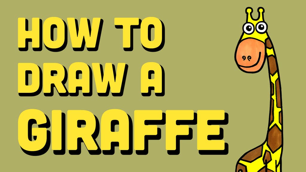 Episode 12 | How to Draw a Giraffe | Creature Kids | Canon+
