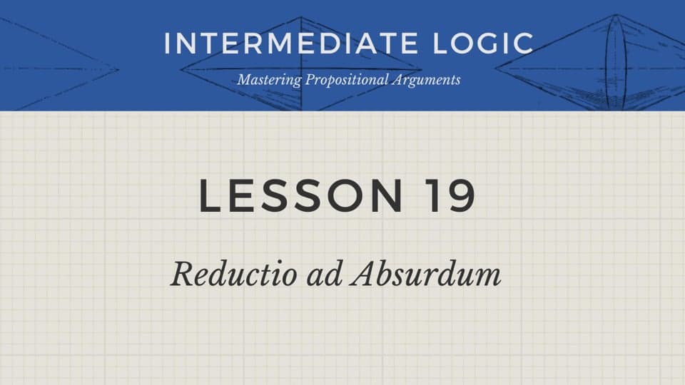 Lesson 19 Reductio Ad Absurdum Canon lesson-19-reductio-ad-absurdum-canon
